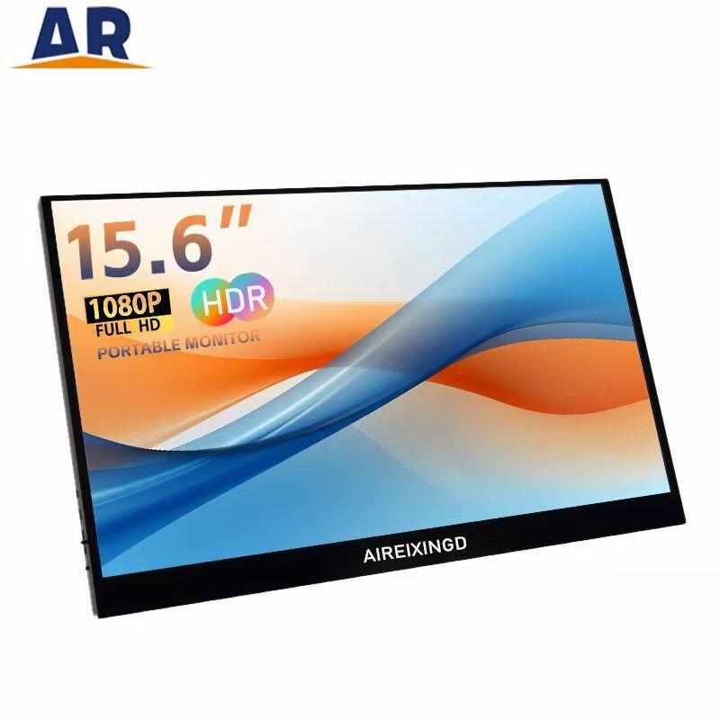 AIREIXINGD 15.6" Монитор 15.6inch монитор 60HZ (15.6" Монитор 60HZ), IPS, 1920x1080, 60 Гц, шоколадный