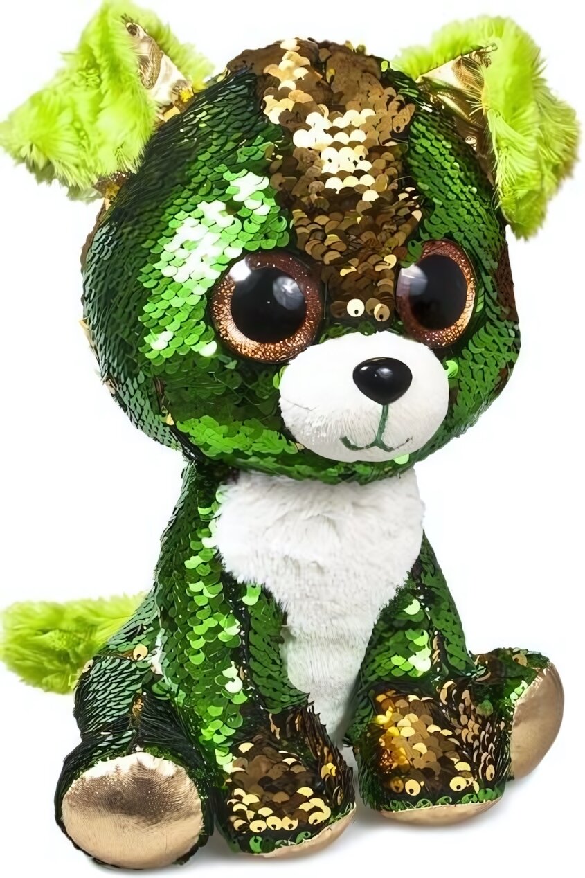 Щенок изумруд 12см от Fancy мягкая игрушка с пайетками для детей