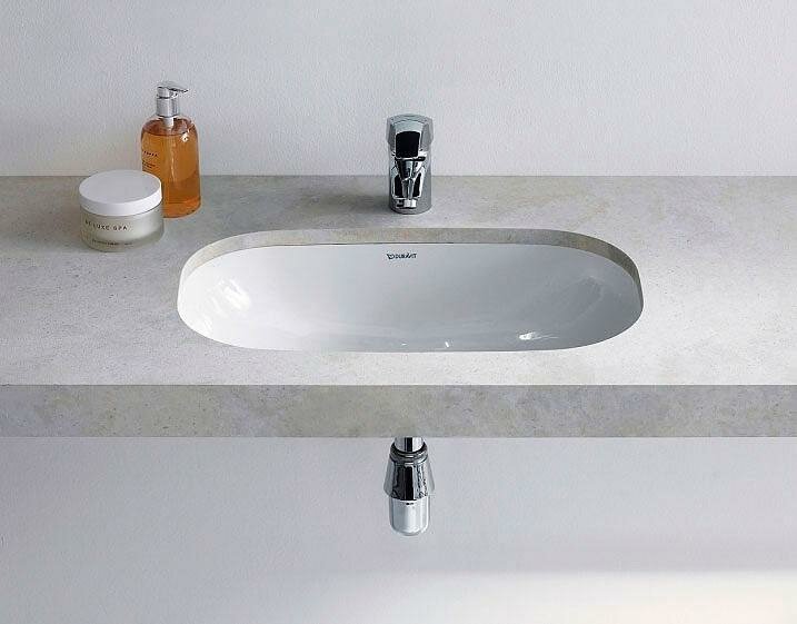 Раковина Duravit D-code 53 0338490000 Белая, санфарфор, встраиваемая — фото 1