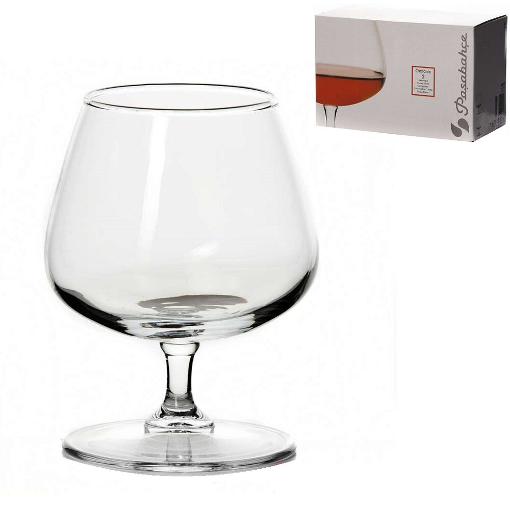 Набор бокалов для коньяка Pasabahce "Charante", стекло, 430 мл, 2 шт