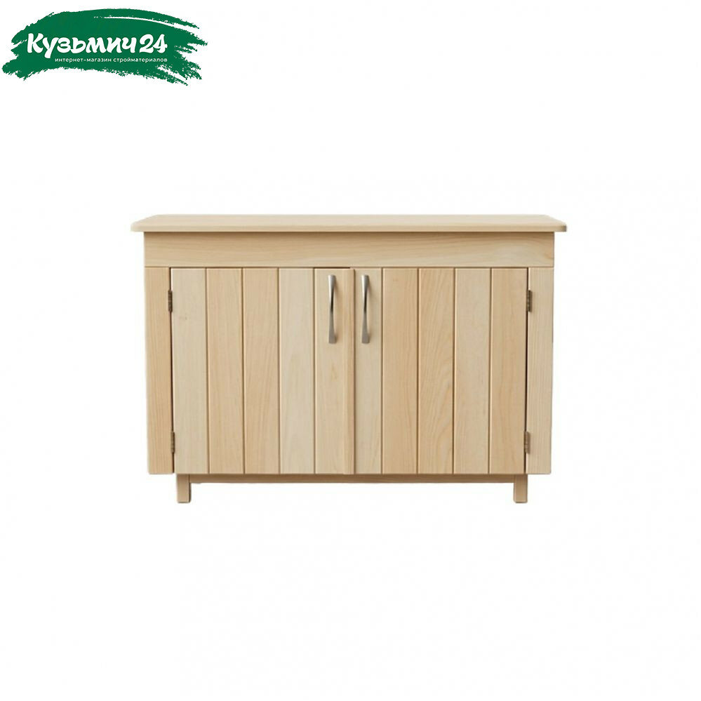 Комод малый, Липа, для бани и сауны, 460х560х850 мм, дерево