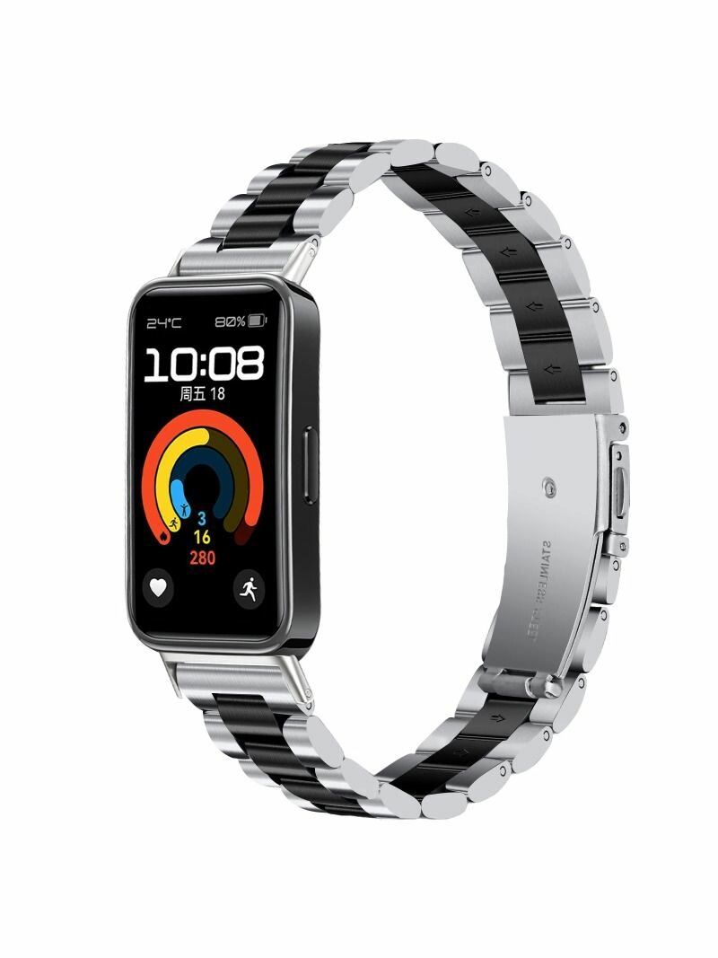 Стальной ремень для Huawei Band 11/11 Pro, прочный и стильный