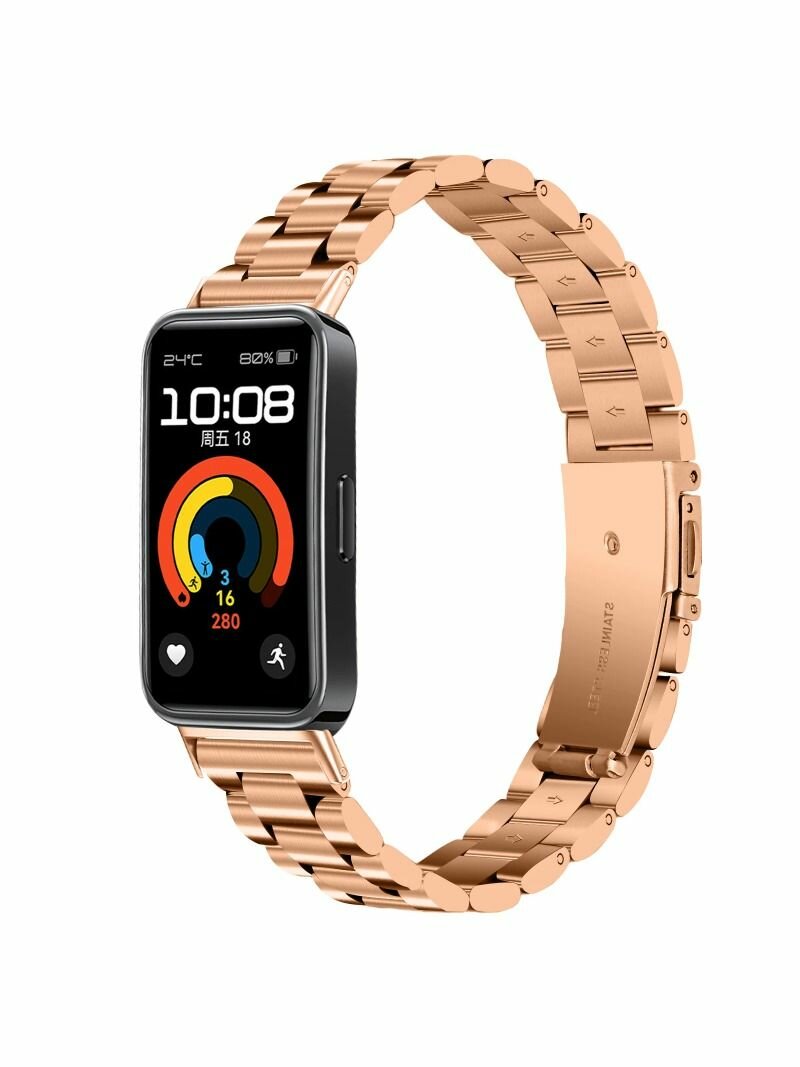 Стальной ремень для Huawei Band 11/11 Pro, прочный и стильный