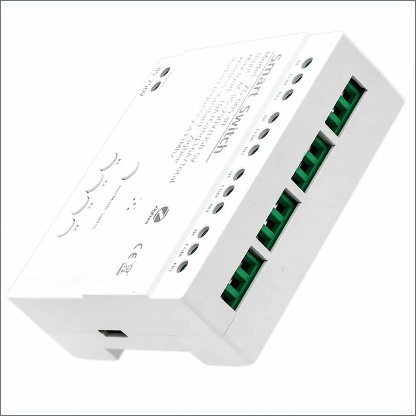 4-канальный модуль интеллектуального коммутатора Tuya ZigBee