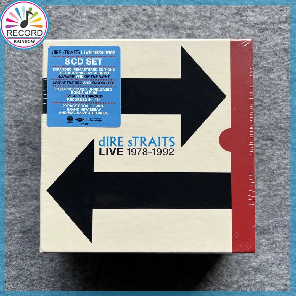 CD Dire Straits Live 1978-1992 8-CDs запечатанный совершенно новый альбом