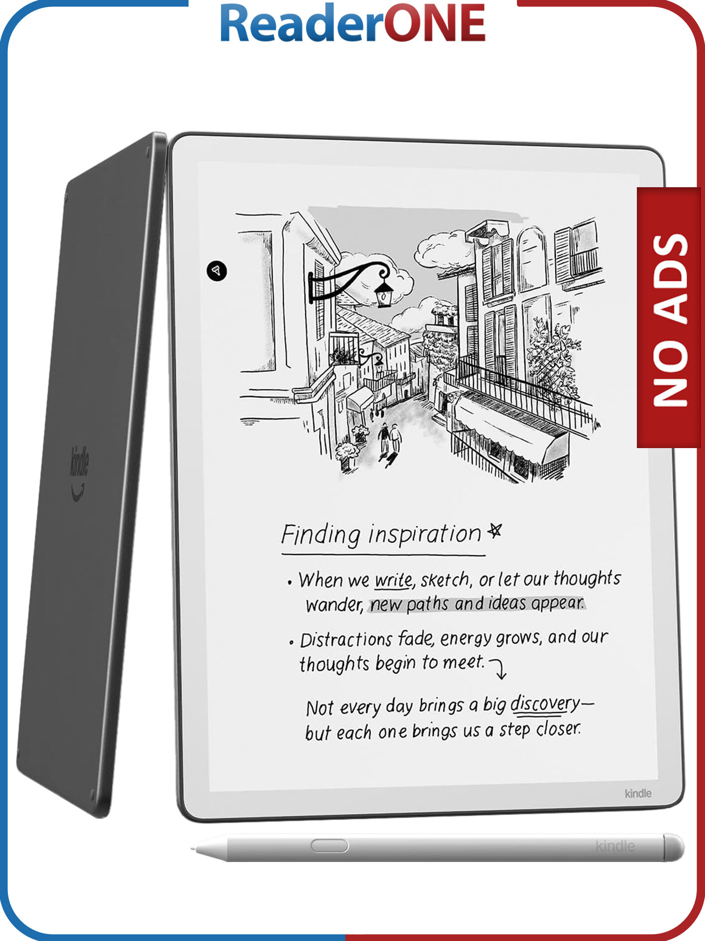 Электронная книга Amazon Kindle Scribe 3 32Gb, 2025, 11", адаптивная подсветка, цвет Graphite