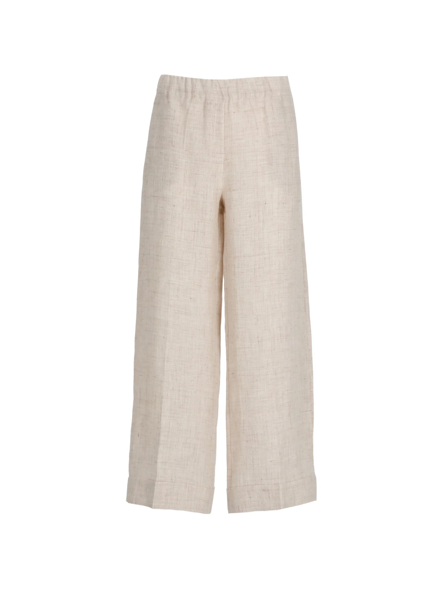 Брюки Wide-leg turn-up trousers