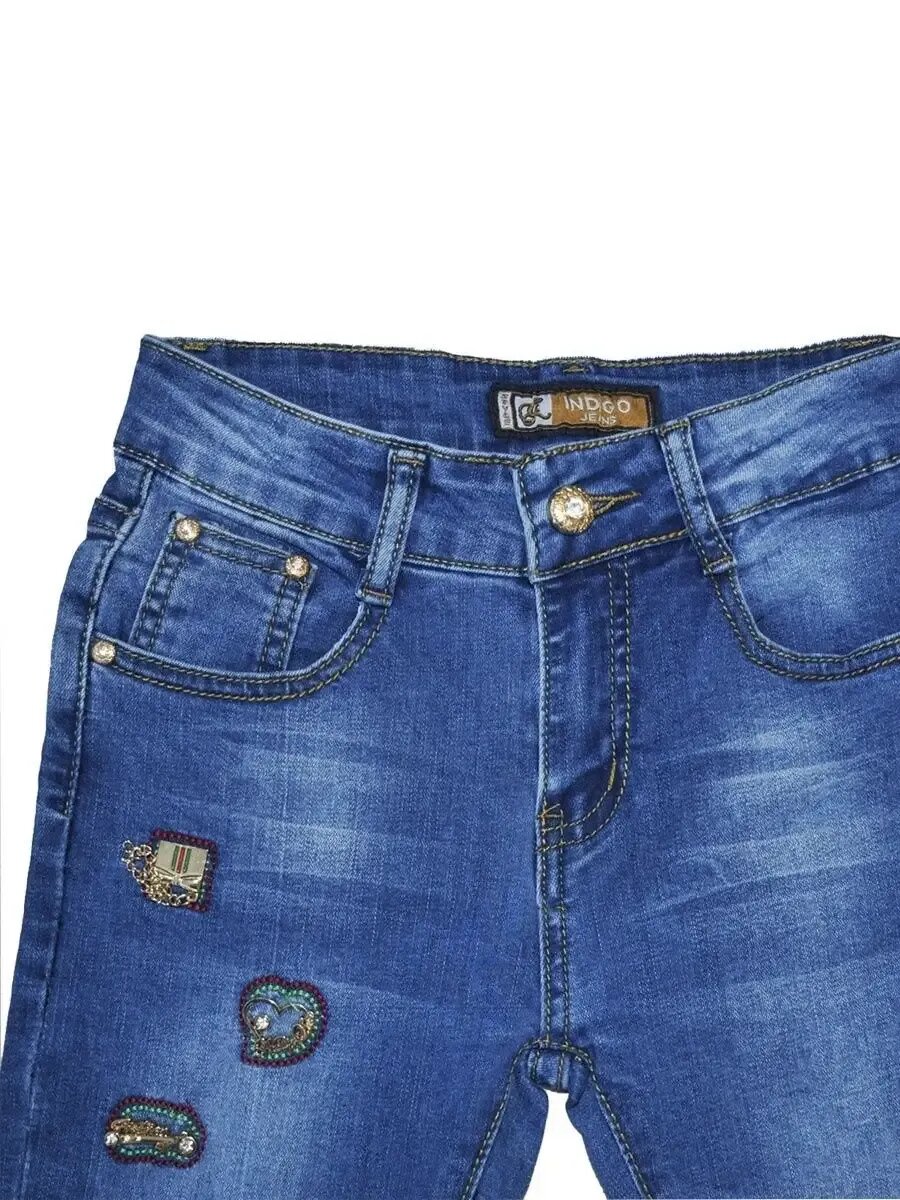 Джинсы Indigo jeans Осень-Зима 2020-2021, размер 170, синий — фото 1