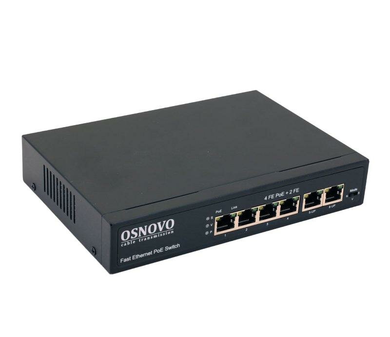 Коммутатор POE OSNOVO SW-20600 (80W)