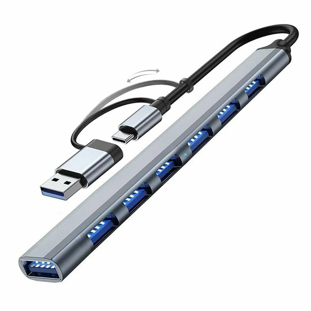 Расширитель USB 3,0 2-в-1