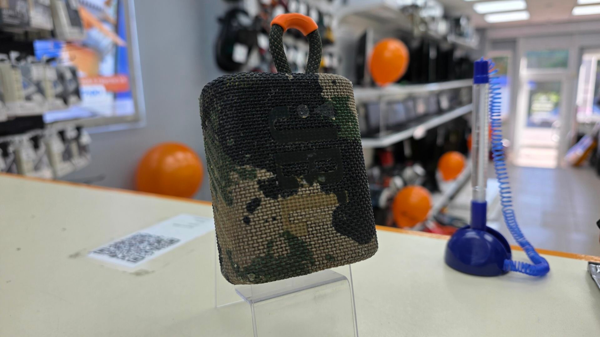 Портативная колонка JBL GO 3, Bluetooth, 540 мА*ч, время работы - до 5 ч, камуфляжный Б/У Уценка