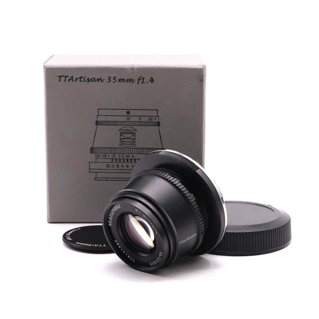 Объектив TTartisan 35mm F1.4 APS-C для Canon EOS R в упаковке