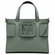 Сумка Armani Exchange, фактура стеганая, зеленый,