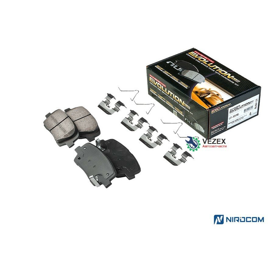 POWERSTOP 171916 Задние керамические колодки Evolution PLUS Z17