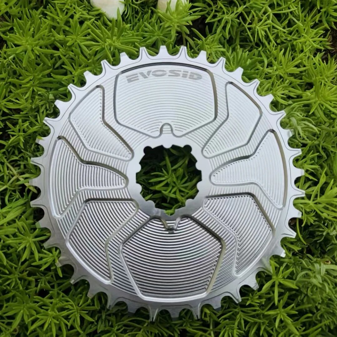 EVOSID Шатуны для шоссейных велосипедов 160/165/170 мм Зеленый, Spider Silver 40T