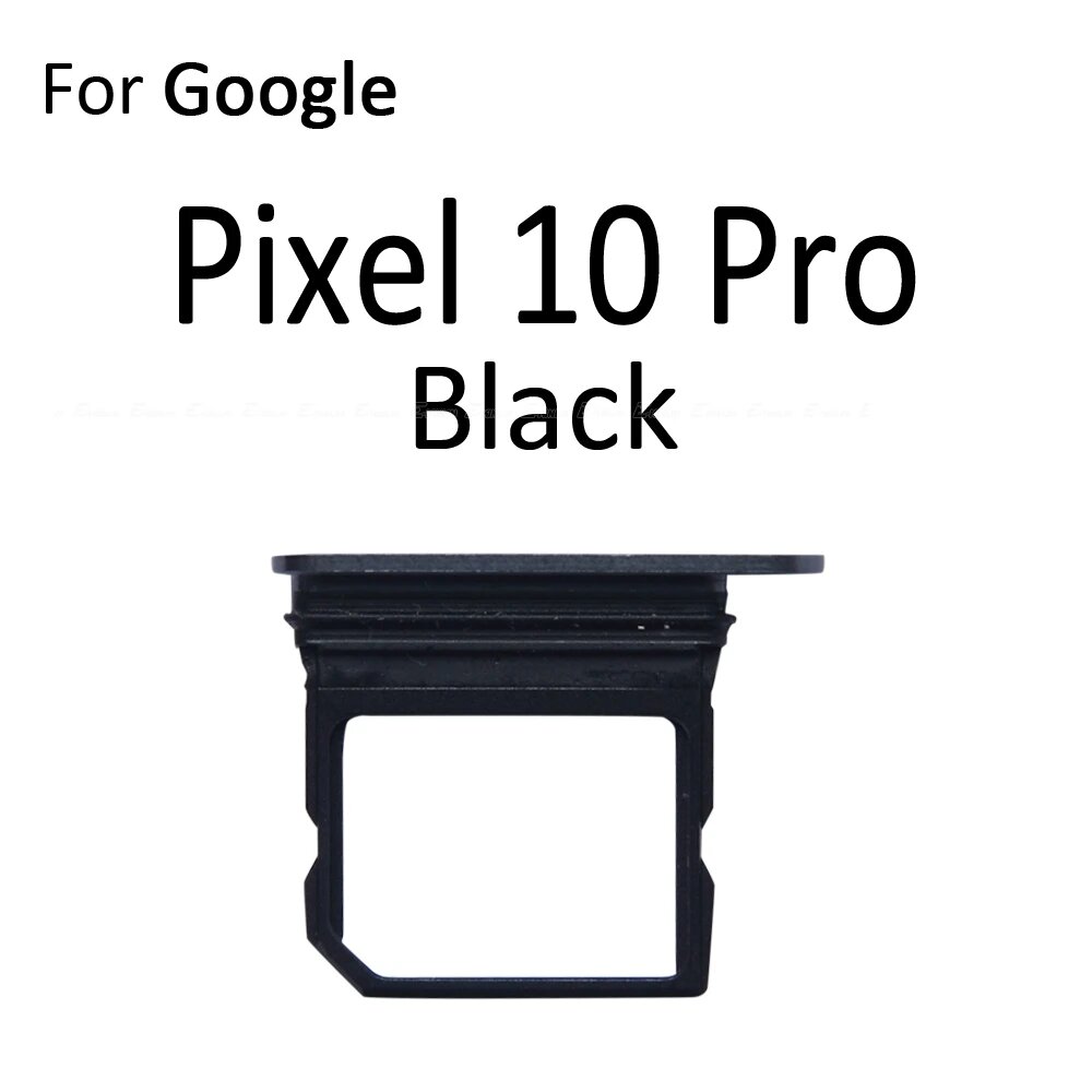 Лоток для SIM-карты для Google Pixel 10 Pro XL, держатель SIM-карты, запасные части For 10 Pro Black