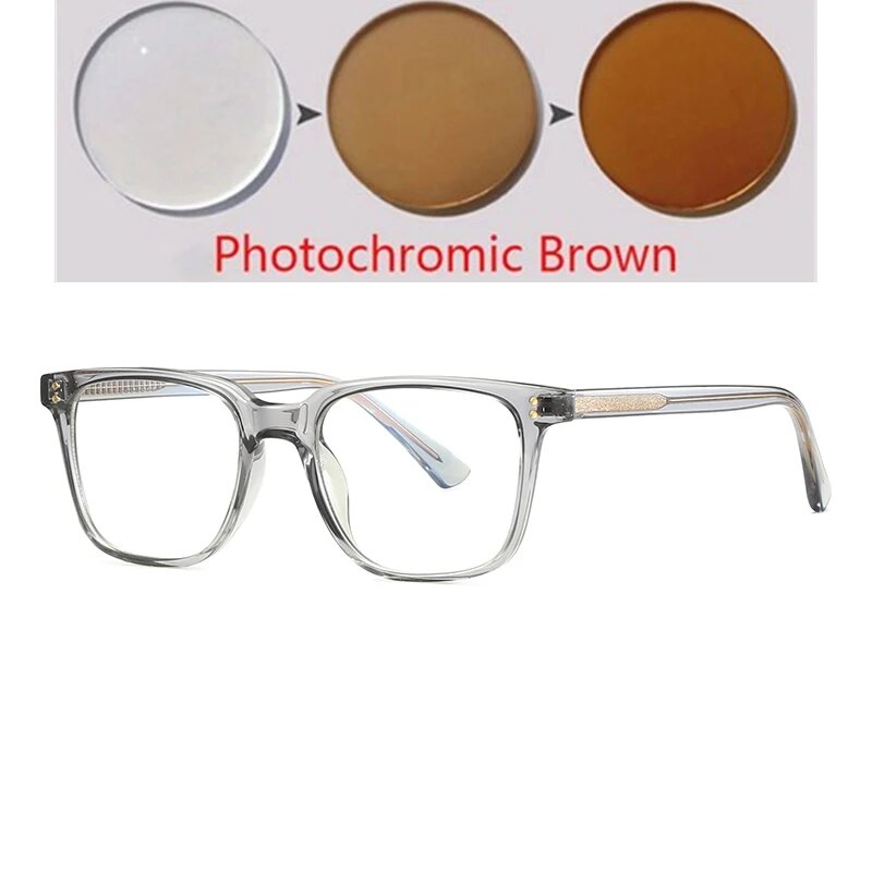 Фотохромные очки для зрения -1.0, Brown, Photochromic Tea C6