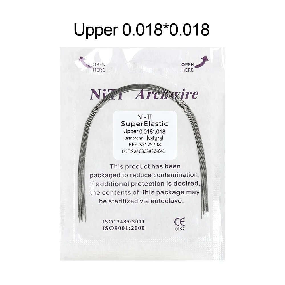 NiTi ортодонтическая дуга Upper 0.018x0.018