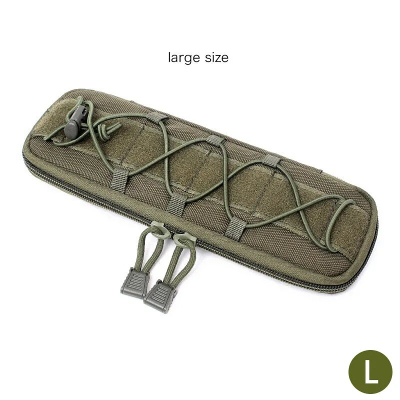 Тактический подсумок для ножа Molle, OD-Large