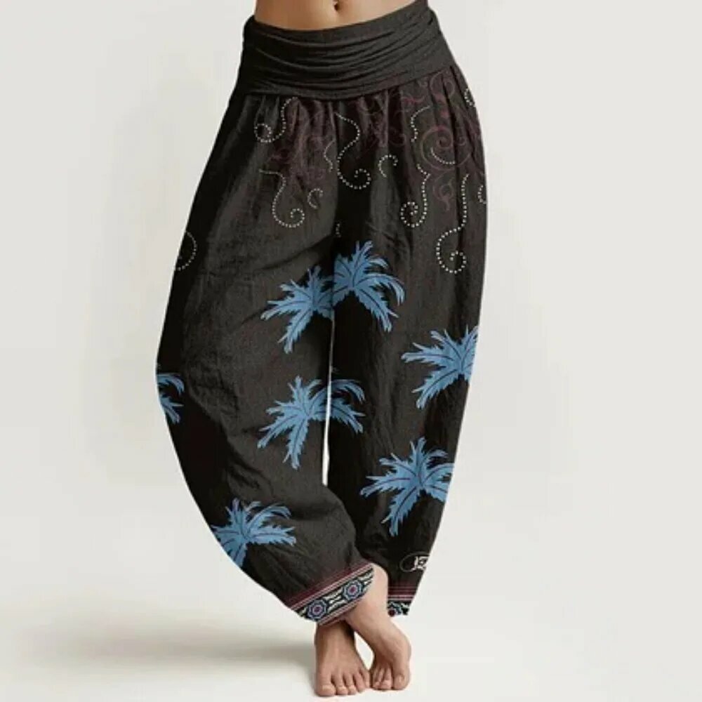 Женские шаровары SOSHIRL, принт Paisley, XXL, Pants 11