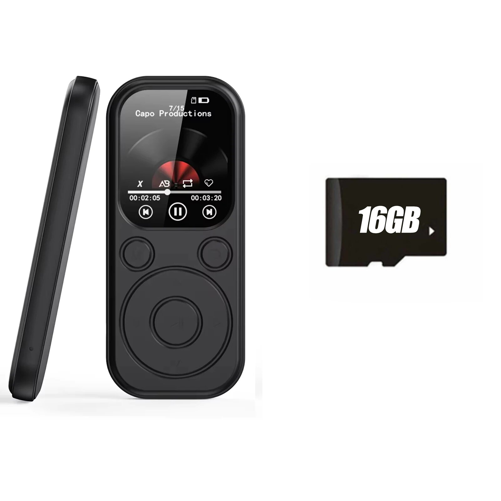 MP3-плеер 16GB, черный