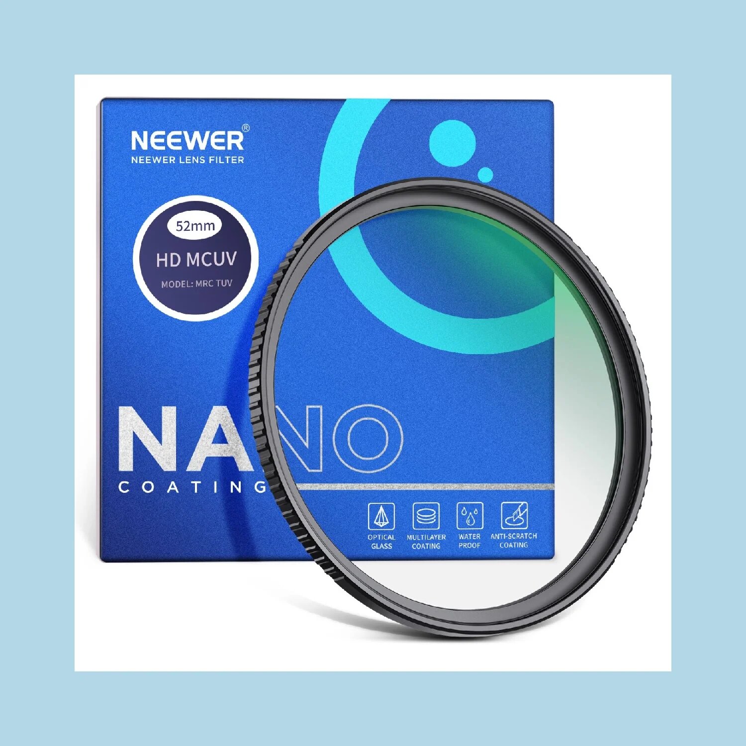 NEEWER УФ-фильтр 58mm, ультратонкий