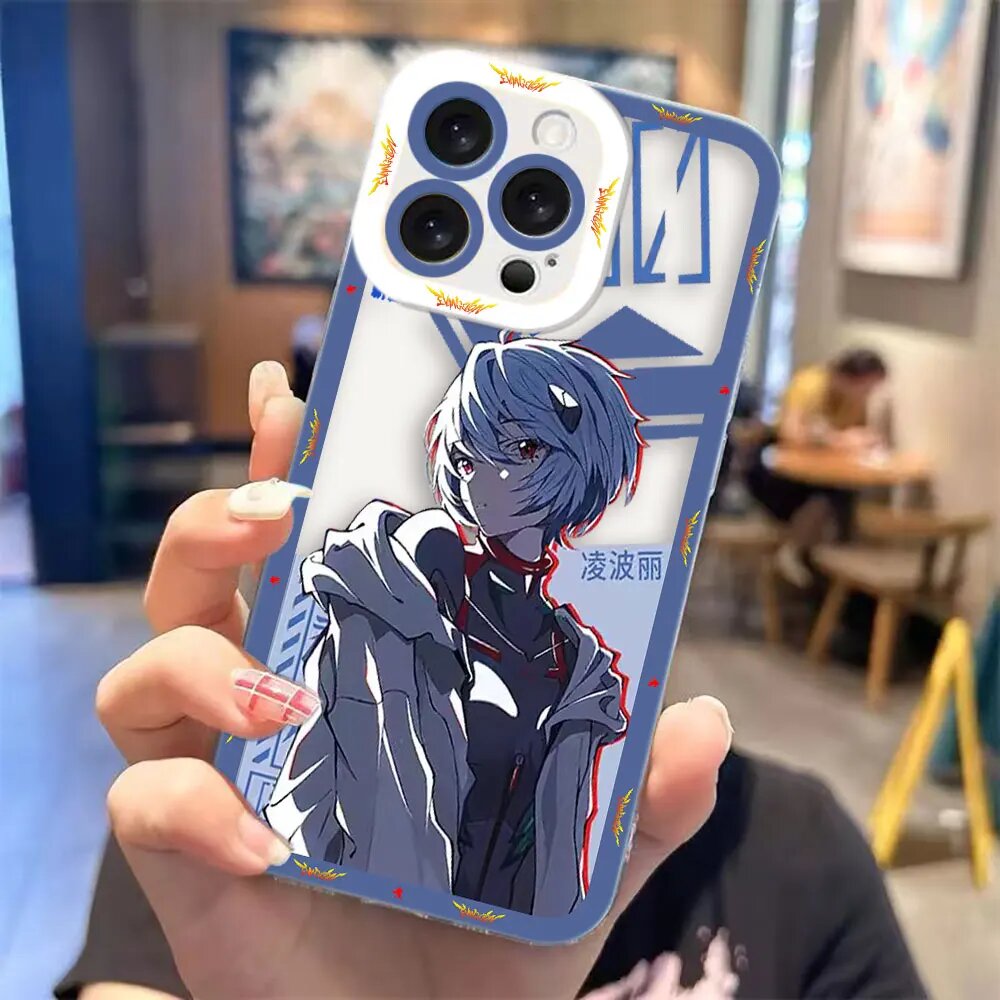Чехол E-Evangelion для Redmi Note 13 4G, темно-синий
