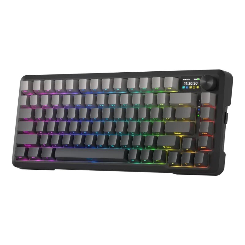 Redragon K724 PRO, серая механическая клавиатура 82 клавиши
