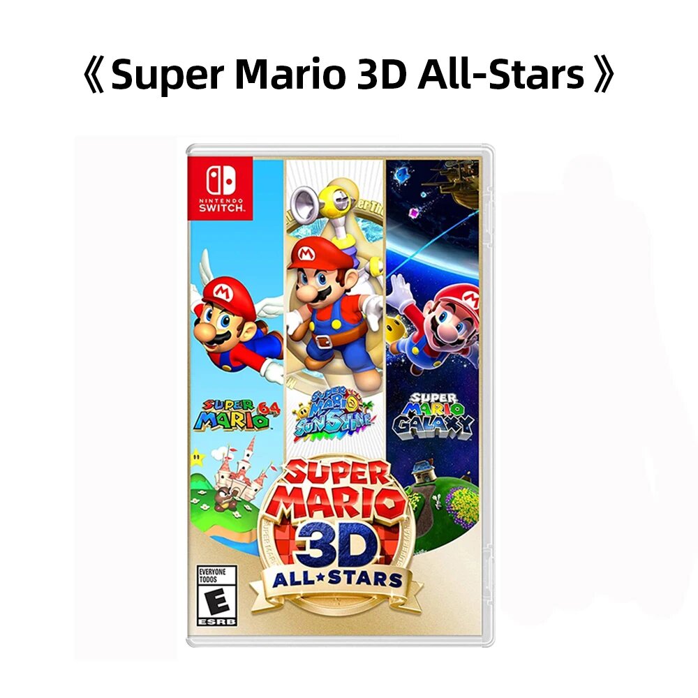 Nintendo Switch - Super Mario 3D All Stars - карта Оригинальное подержанное