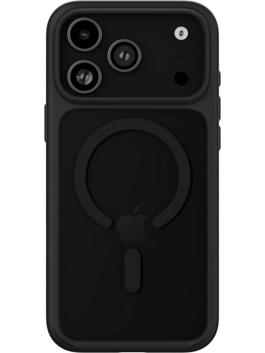 Чехол для Apple iPhone 17 Pro Max with MagSafe черный/прозрачный (CS595BL69PSH-I25M) uBear Shade Case