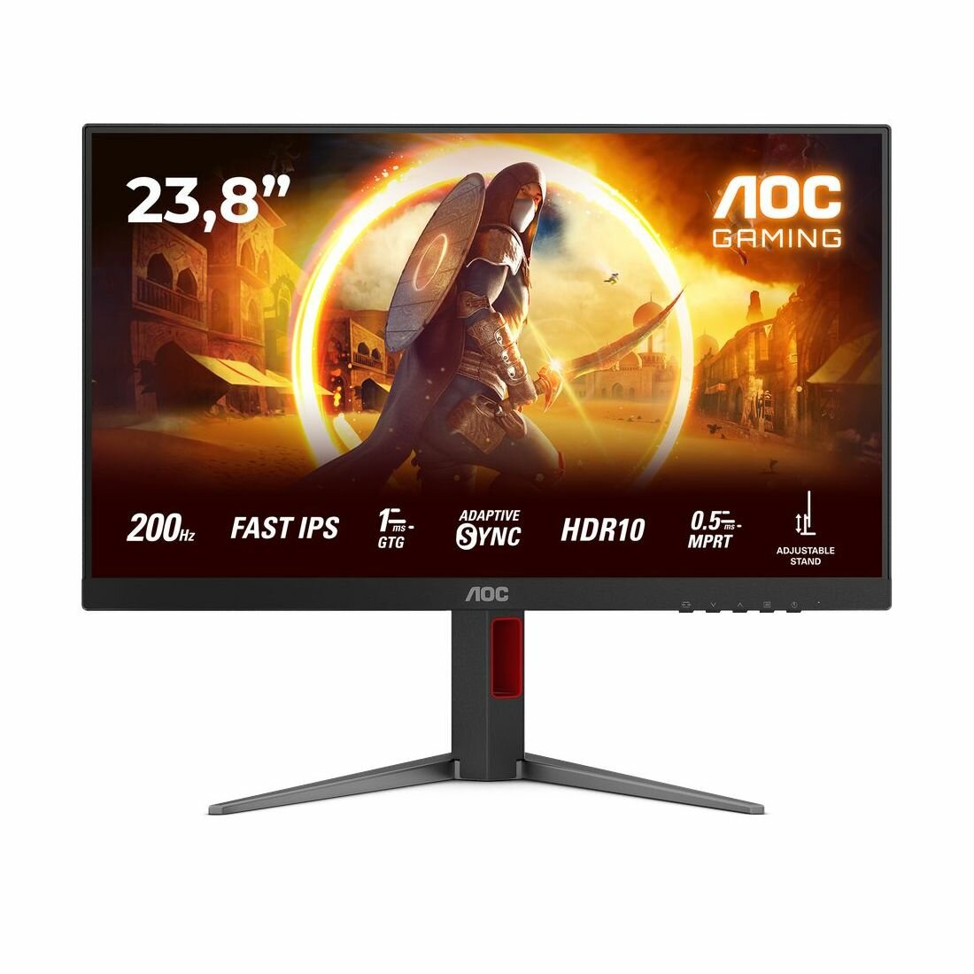 Монитор AOC 24G4HA, 24 дюйма, 200 Гц, IPS, разрешение Full HD
