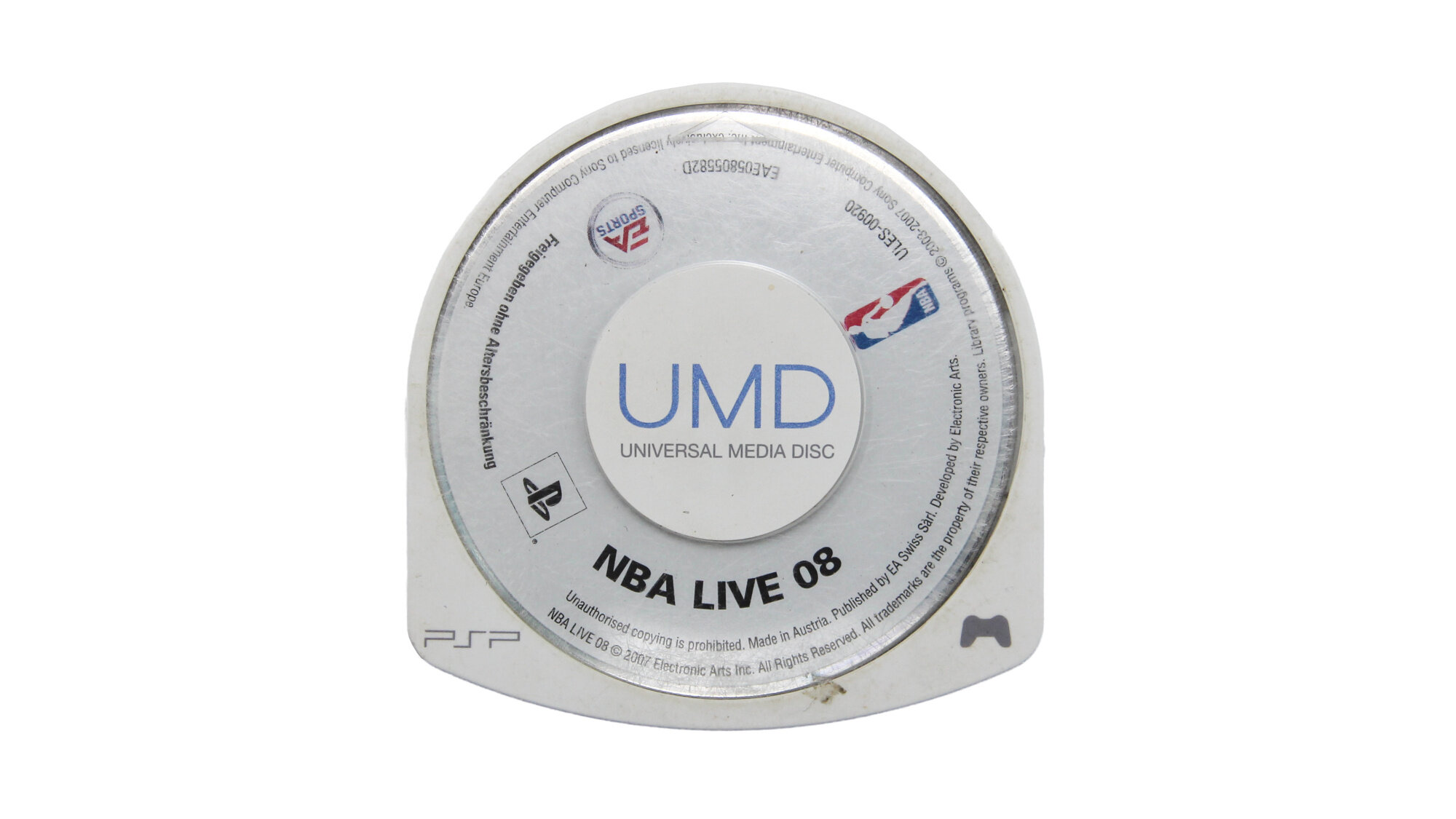 NBA Live 08 (PSP, без коробки)
