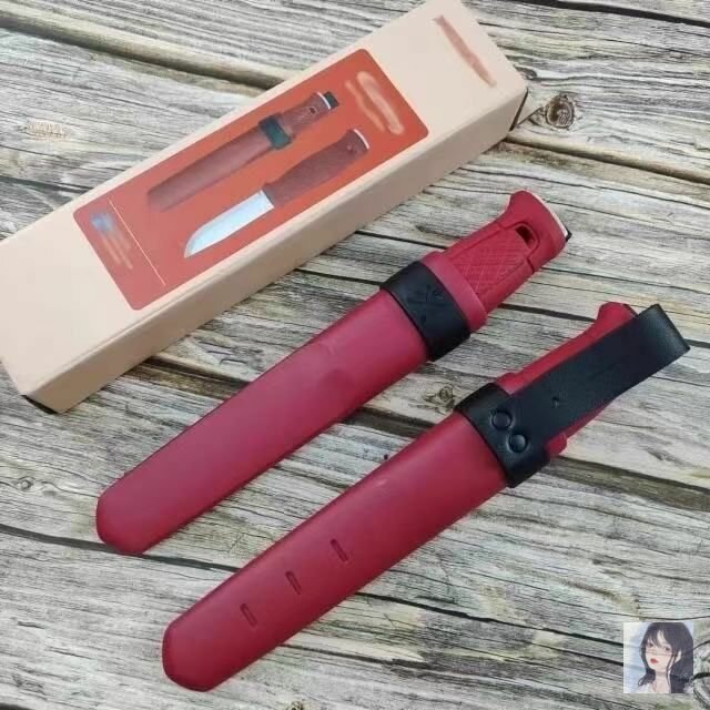 Нож Morakniv Garberg с фиксированным лезвием Красная рука Белое лезвие