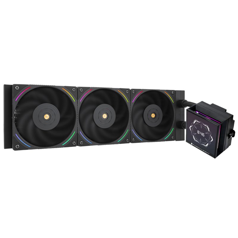 Система жидкостного охлаждения Thermalright Hyper Vision 360 Black, 360 мм H-VISION-BL-360-ARGB