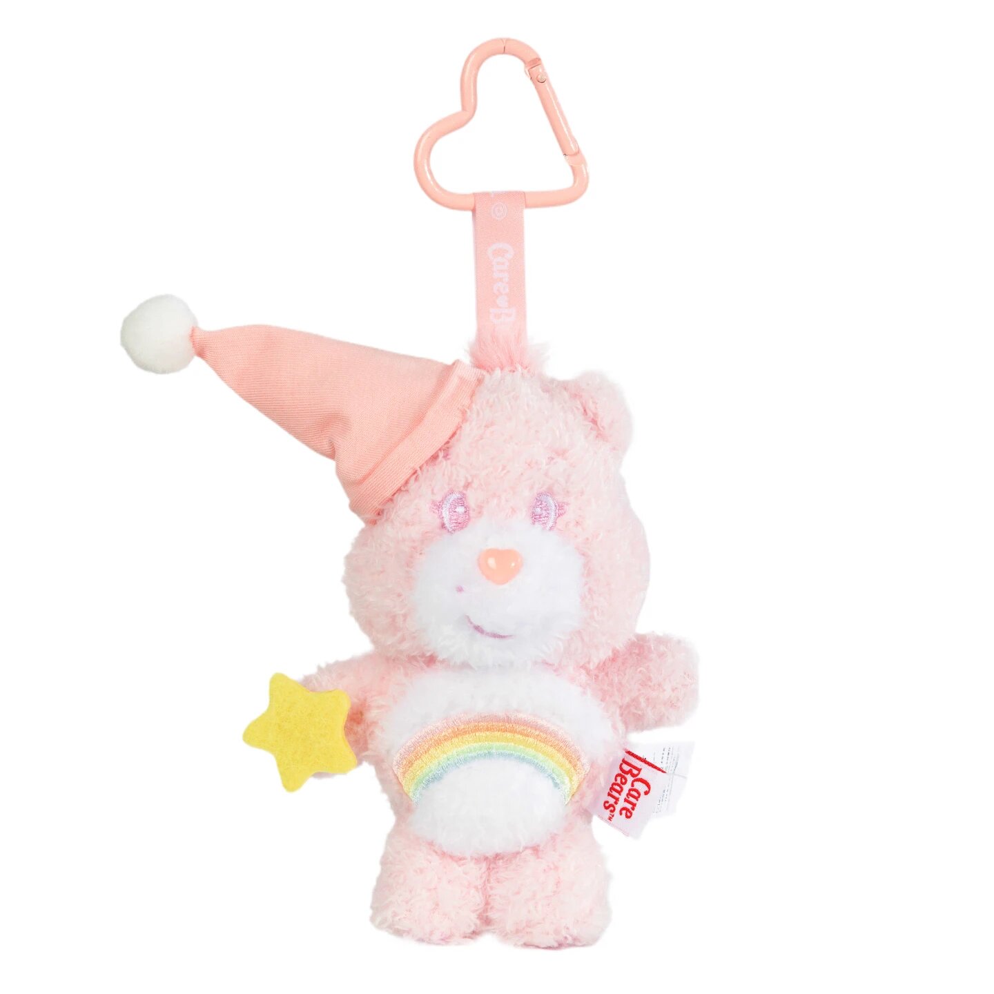 Плюшевый брелок Care Bears Cheer Bear розовый