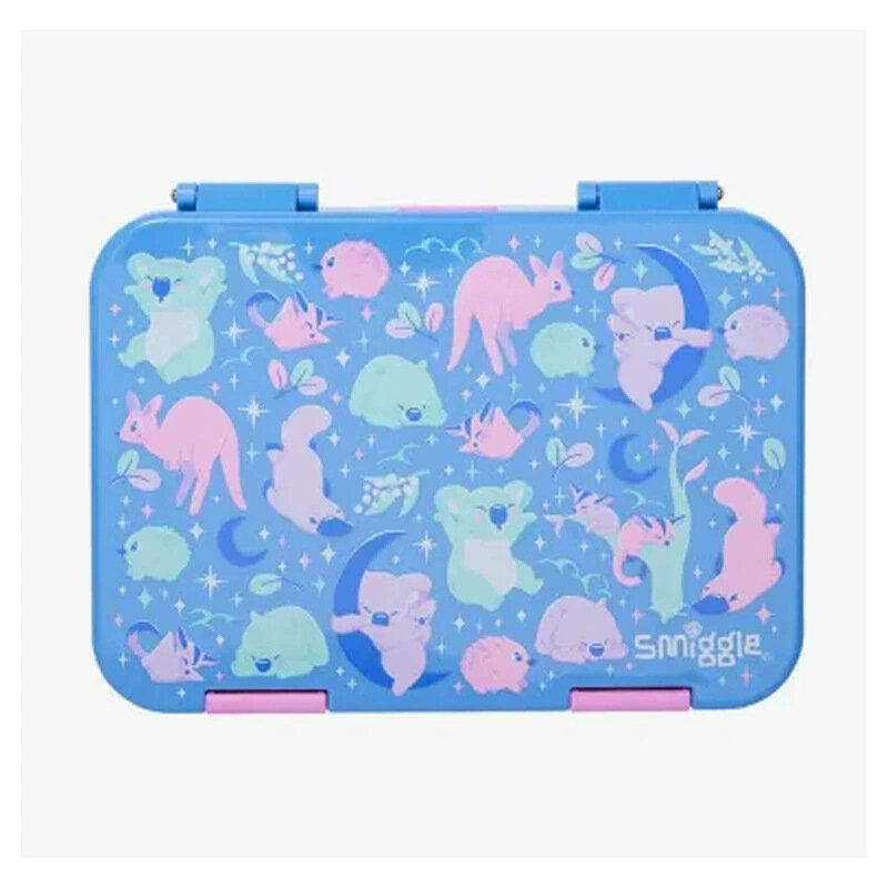 Детский ланч-бокс Smiggle, 3 отделения, свежий небесно-голубой