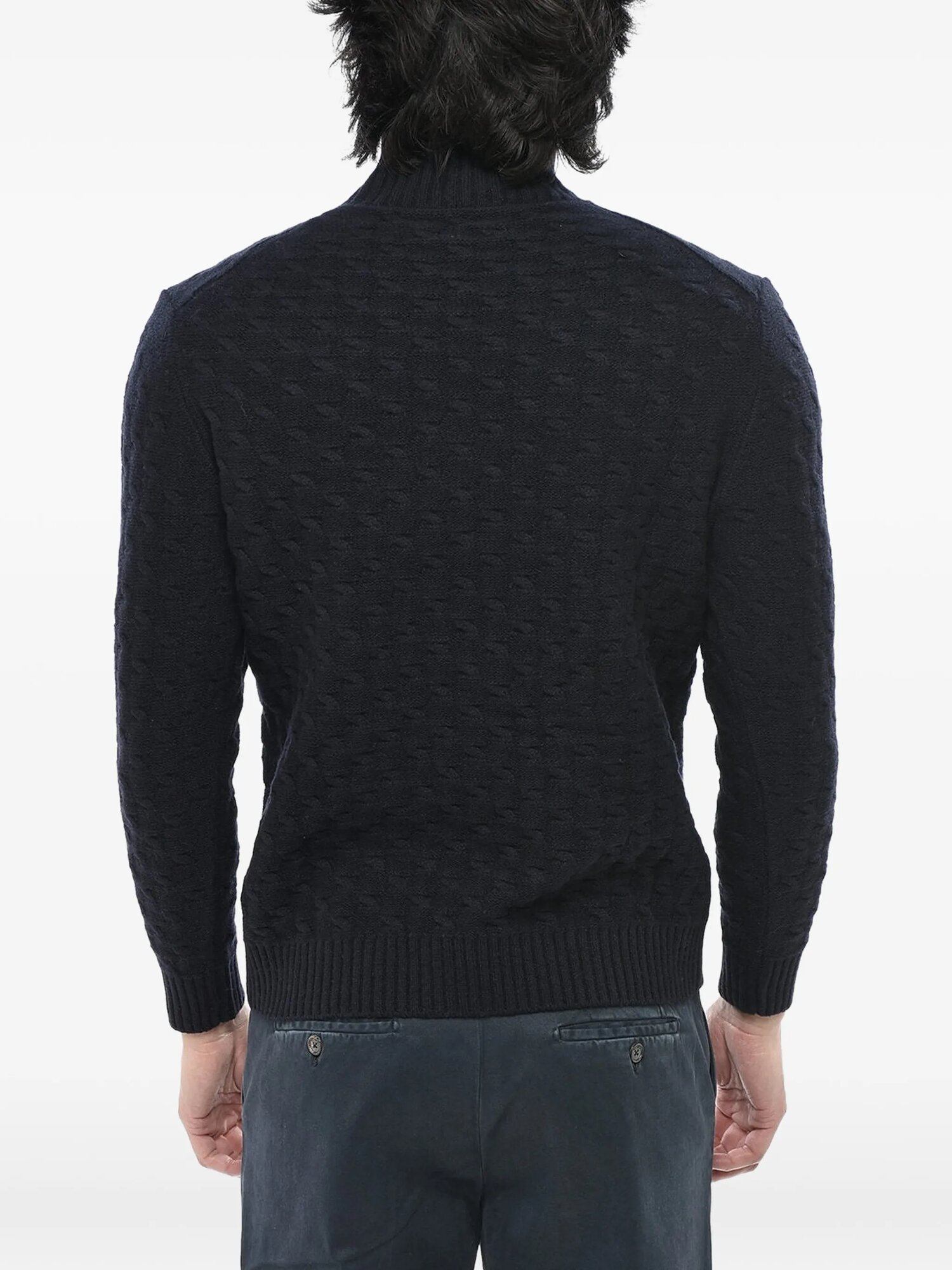 Свитер Paolo Pecora Cable-knit turtleneck sweater, размер 46 — фото 1
