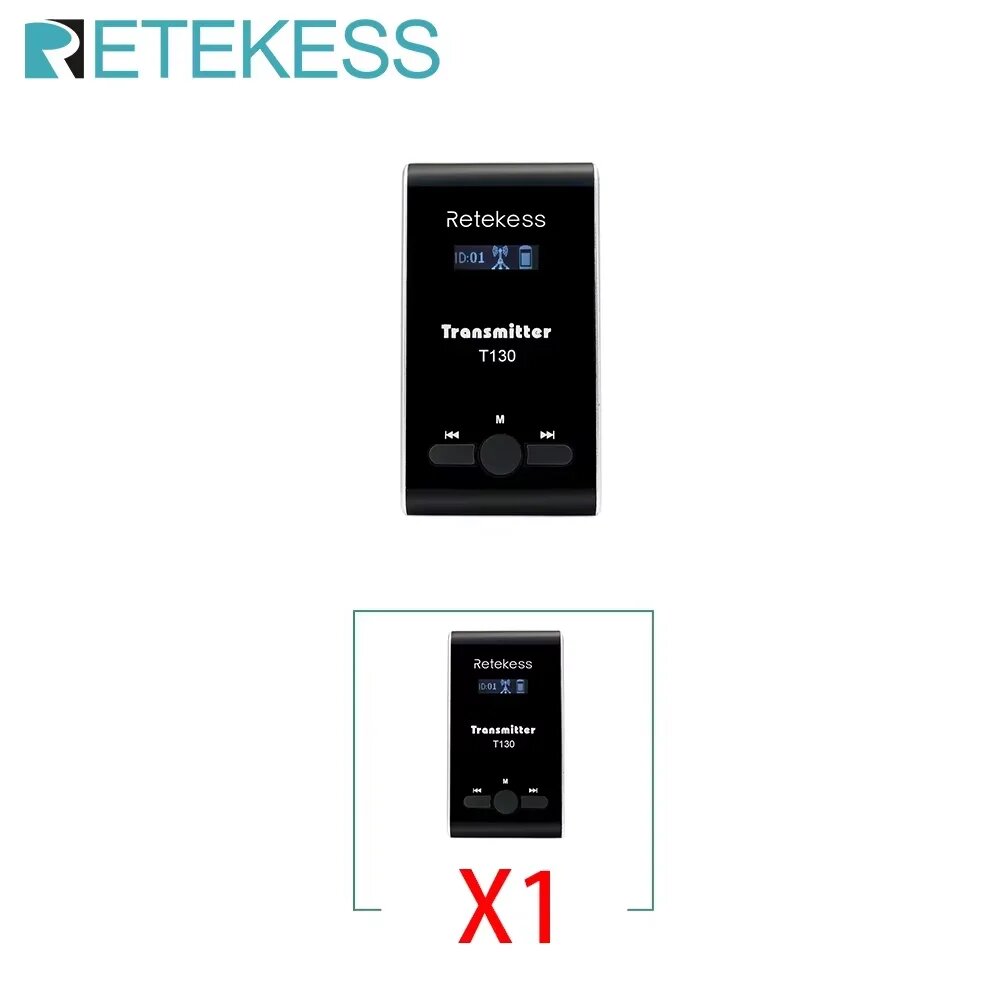 Retekess T130 T131 Беспроводной передатчик, Цвет: 1transmitter