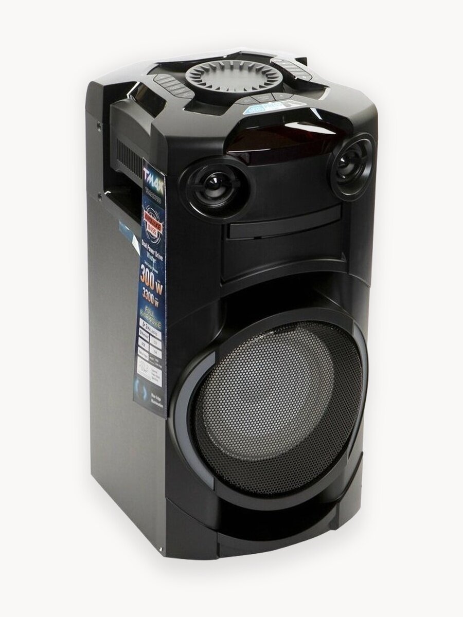 Музыкальный центр Panasonic SC-TMAX10GSK, 300Вт, с караоке, Bluetooth, FM, USB, CD, черный,