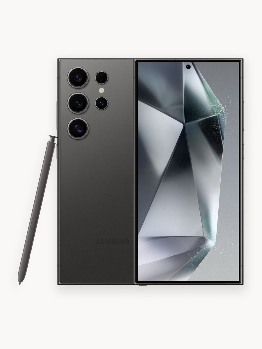 Смартфон Samsung Galaxy S24 Ultra 12/512 Tb, Dual: nano SIM + eSIM, Black Titanium (Черный титан)