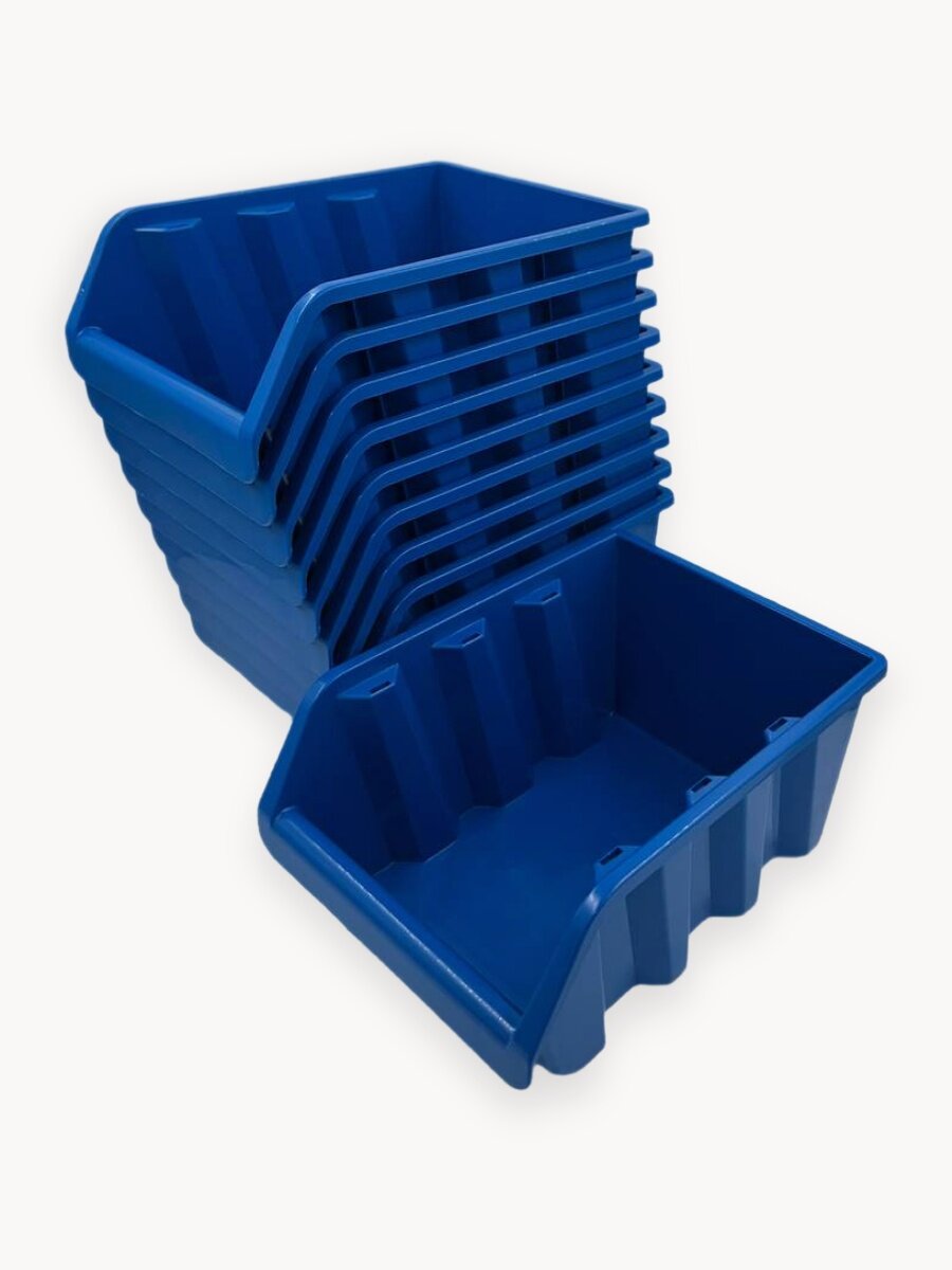 Набор средних лотков для метизов 10 шт органайзер для хранения инструментов, размер 245*170*125