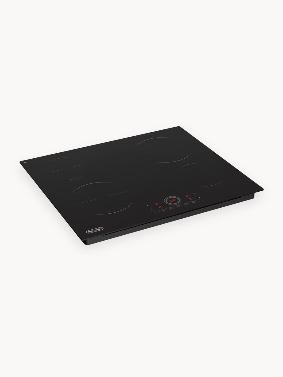 Стеклокерамическая варочная панель DeLonghi VELIA 1E0F CR импульс, сенсор, 6000 Вт, 9 режимов, таймер, защита от детей