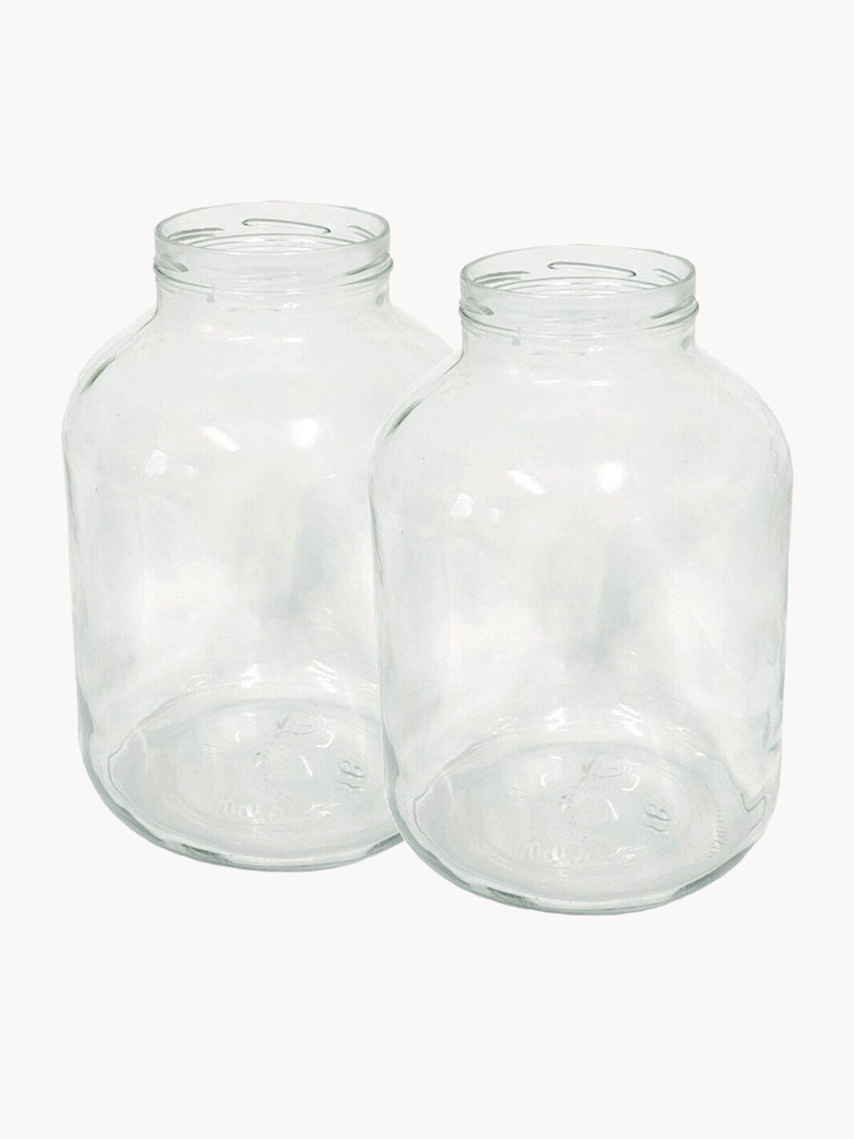 Стеклянная банка для консервирования 5 л. 2 шт.