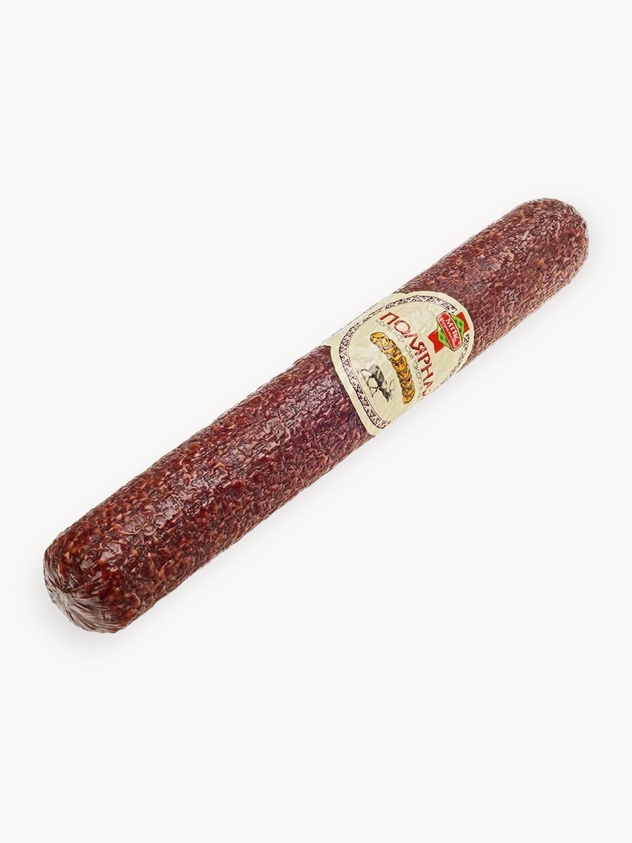 Колбаса Полярная из оленины сырокопченая полусухая 400г