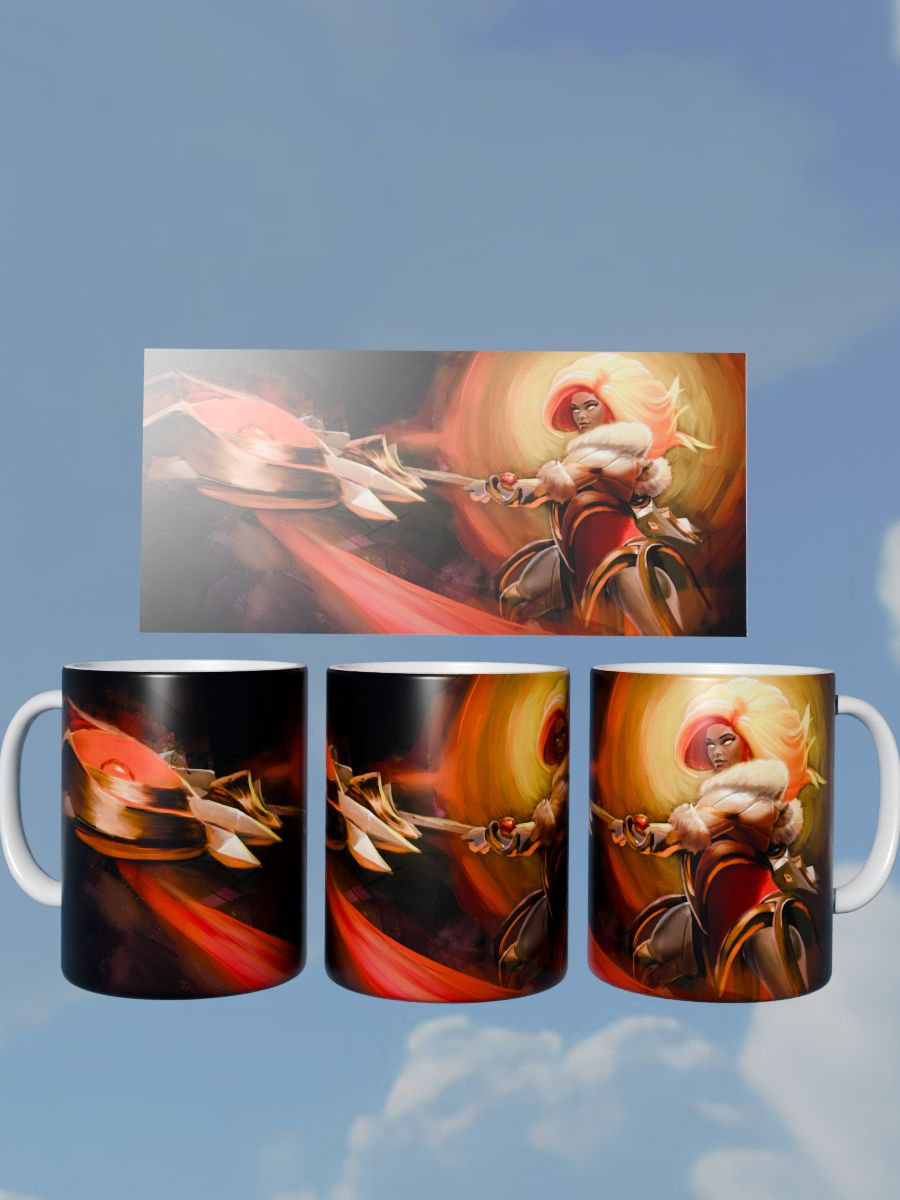 Кружка "герой dota 2 Dawnbreaker давнбрейкер"