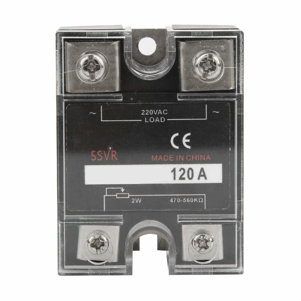 BERM R Твердотельный регулятор напряжения 120 А, 470-560 кОм, нагрузка 220 В переменного тока, однофазный регулятор