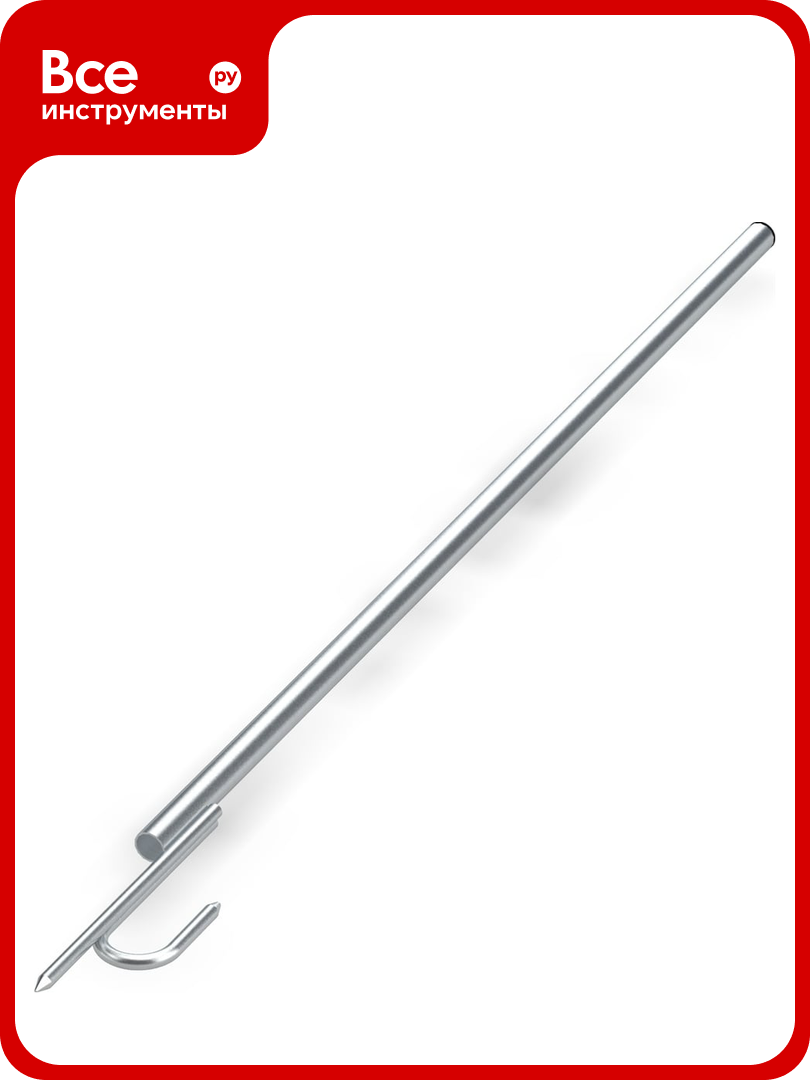 Алюминиевый багор с крюком MEGAL БАК-4/1 505040