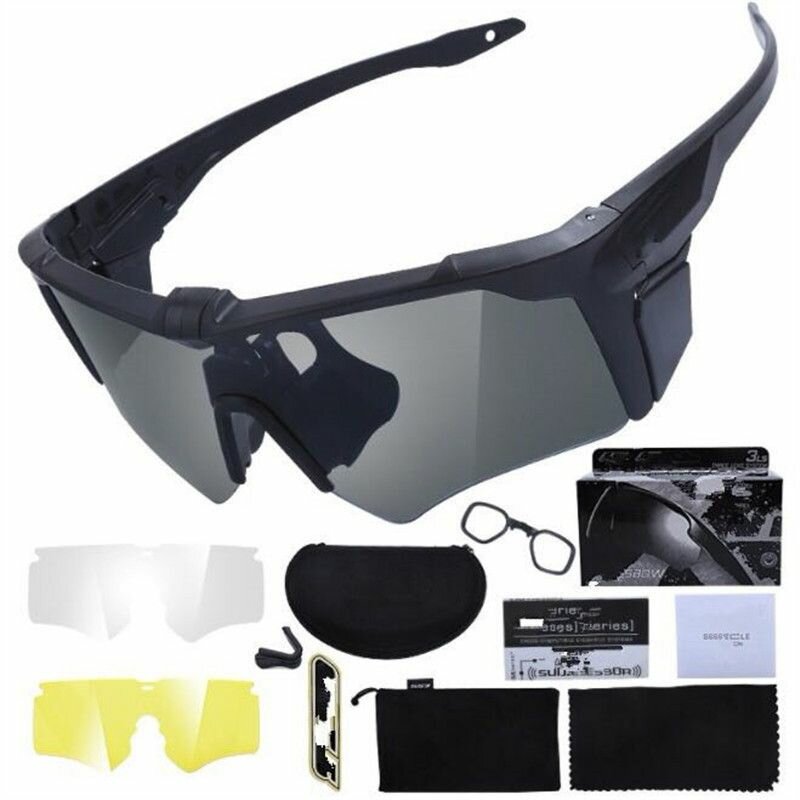 Тактические очки с диоптрической вставкой Veber Tactic Force L3P2