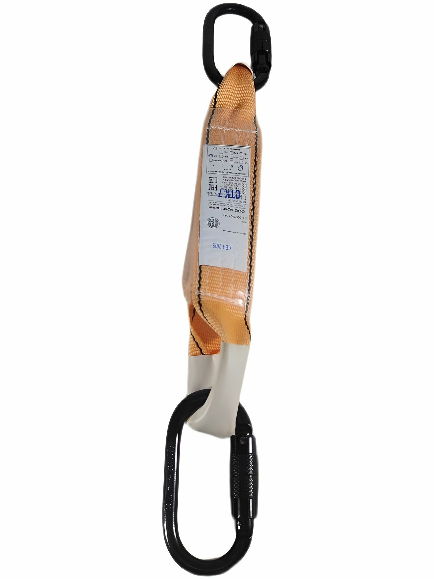 Амортизатор рывка с карабинами с байонетной муфтой