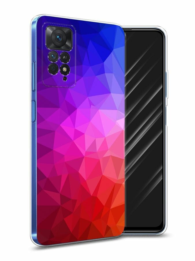 Чехол на Xiaomi Redmi Note 11E Pro / Сяоми Редми Нот 11E Pro Про с принтом Геометрия 3